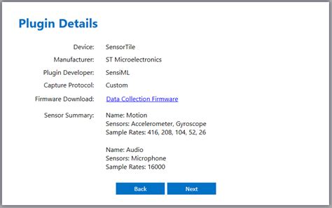 Capturing Sensor Data — Sensiml Documentation