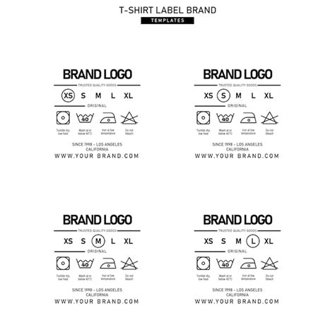 Premium Vector Neck Label Tag For Clothing Label Brand Vector