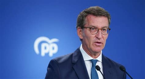 Feijóo Cree Que Son Los Ciudadanos Quienes Deberían Decidir Que Se Hace
