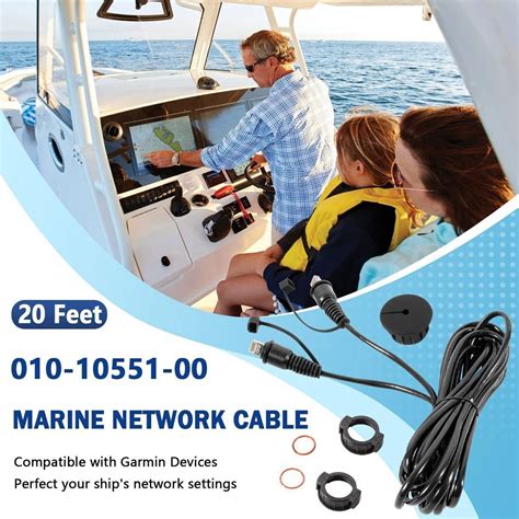 Garmin 1050 20ft Garmin Marine Network Cable Waterproof Rj45 With