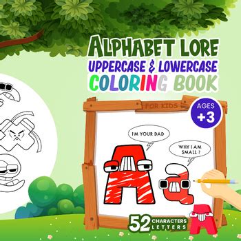 Alphabet Lore Uppercase and Lowercase Letters A to Z by VintArts
