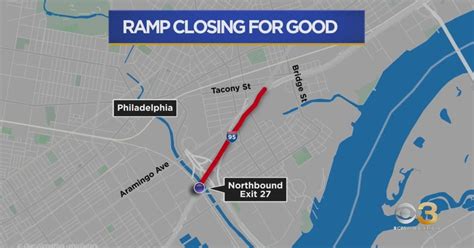 PennDOT Announces Permanent Closure Of I 95 North Ramp To Exit 27 CBS Philadelphia