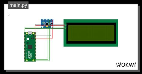 Raspberry Pi Pico Lcd I2c 2 I2c Components Wokwi Esp32 Stm32