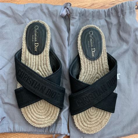 Authentic Christian Dior Sandals Womens Size Depop