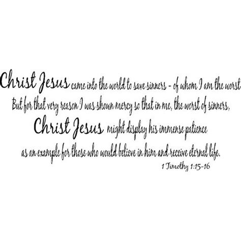 Jesus Came To Save Sinners