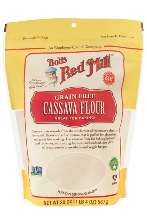 Gluten Free Cassava Flour 567g Bobs Red Mill Healthy Supplies