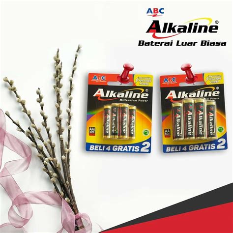 Jual Baterai Batre Abc Alkaline Aa Aaa Si Pcs Free I Aaa Isi I Aa Isi Pcs