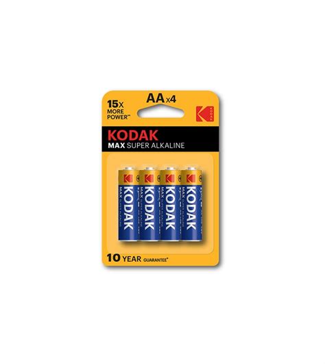 KODAK MAX Super Alkaline Batteries AA - Kabanaos
