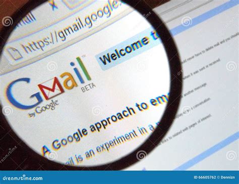 Gmail Old Style Logo Editorial Photography Image Of Engine 66605762