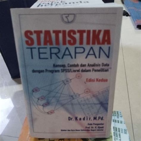 Jual Statistika Terapan Edisi Ke 2 Konsep Contoh Dan Analisis Data Dengan Program Spss Lisrel