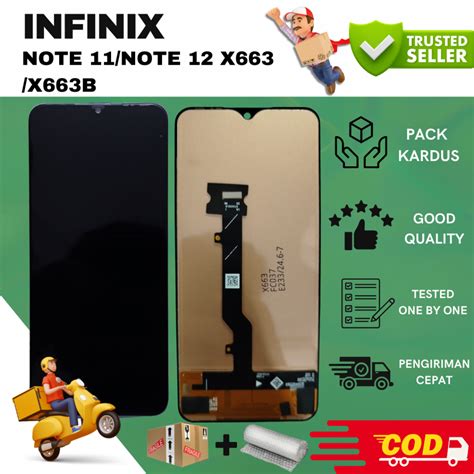 Jual Lcd Infinix Note 11 Note 12 X663 X663b Original Fullset Touchscreen Bergaransi Shopee