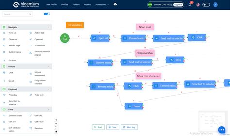 Automation User Manual Hidemium Docs