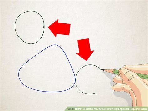 How To Draw Mr Krabs From SpongeBob SquarePants Steps