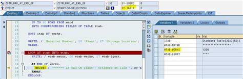 Control Break At End Of Statement Learnsapabap
