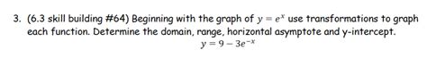 solved 6 3 ﻿skill building 64 ﻿beginning with the graph