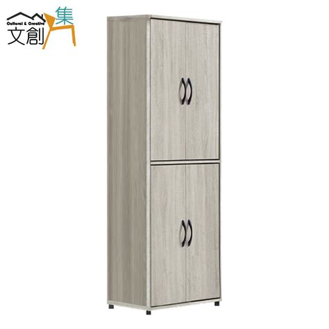文創集 艾利多25尺四門雙吊桿衣櫃收納櫃 Pchome 24h購物