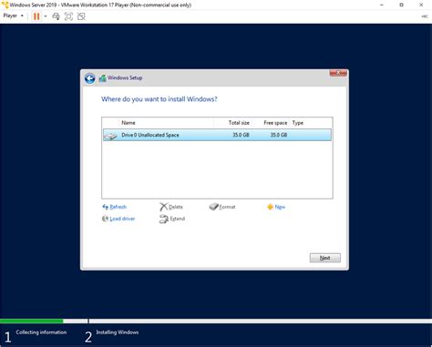 Installing Windows Server 2019 With Iis 10 On Vmware Player Peter Viola