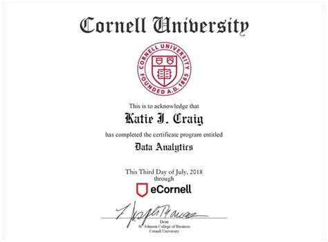 Data Analytics Certificate Program Completed Challenging Material