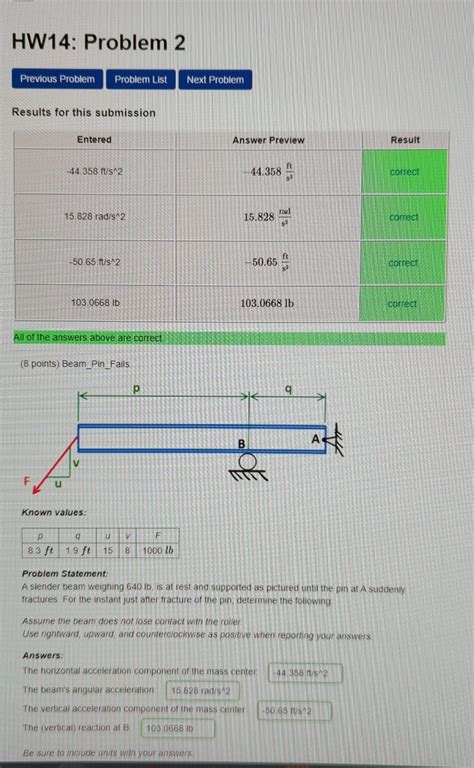 solved hw14 problem 2 previous problem problem list next