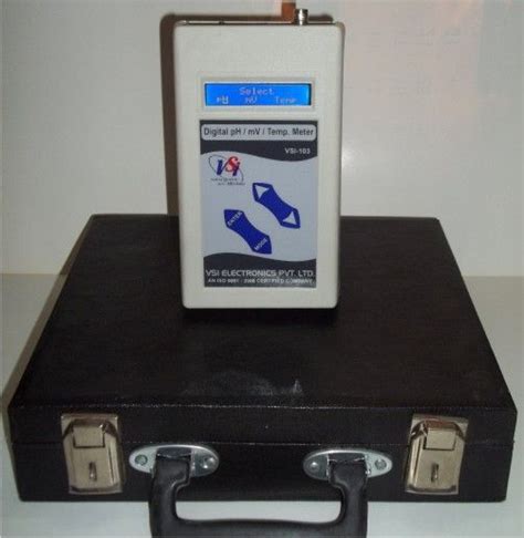 Vsi Microprocessor Portable Ph Meter Model No Vsi 103 Id 2150819033