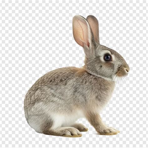 Premium Psd Side View Of A Rabbit On Transparency Background Psd