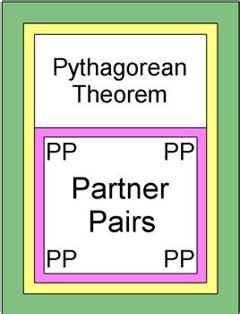 Triangles Pythagorean Theorem Partner Pairs TPT