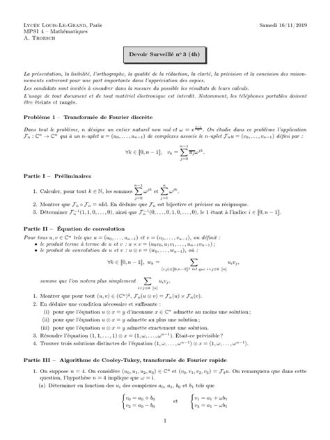 alain troesch ds n°3 pdf