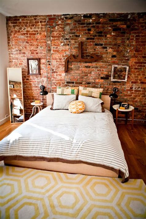 Exposed Brick Wall Decorating Ideas HOMYSTYLE