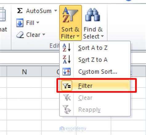 How To Filter Multiple Columns In Excel Independently ExcelDemy