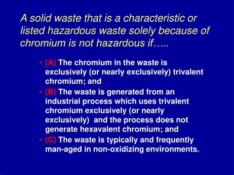 Ppt Speciation Of Chromium Powerpoint Presentation Free Download