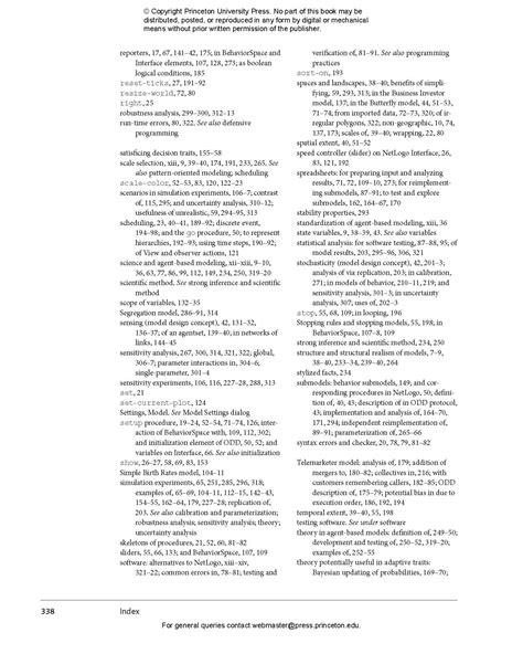 Agent Based And Individual Based Modeling Princeton University Press