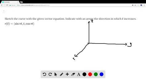 Solvedsketch The Curve With The Given Vector Equ