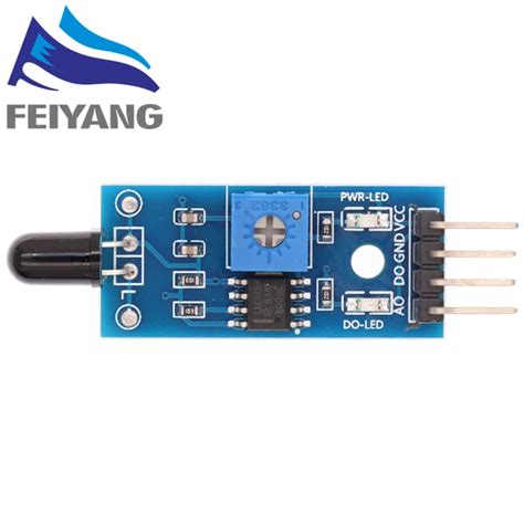 Interfacing Ir Flame Sensor With Arduino Electropeak 46 Off