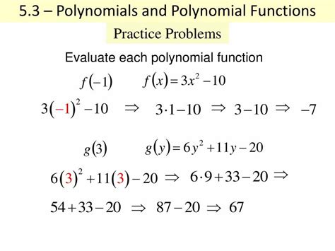 polynomials powerpoint slides learnpick india