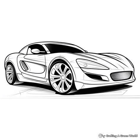Cool Car Coloring Pages Free And Printable