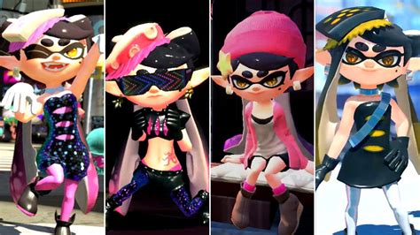 Evolution Of Callie In Splatoon Games Youtube