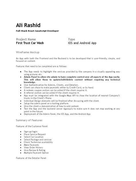 Webmobile Development Proposal Demo Pdf Mobile App Ios