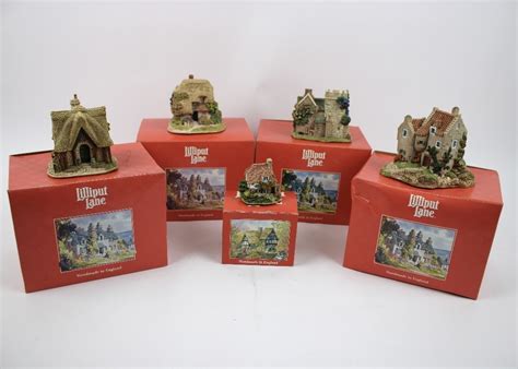 Lilliput Lane Models Five Boxed Assorted Lilliput Lane Models