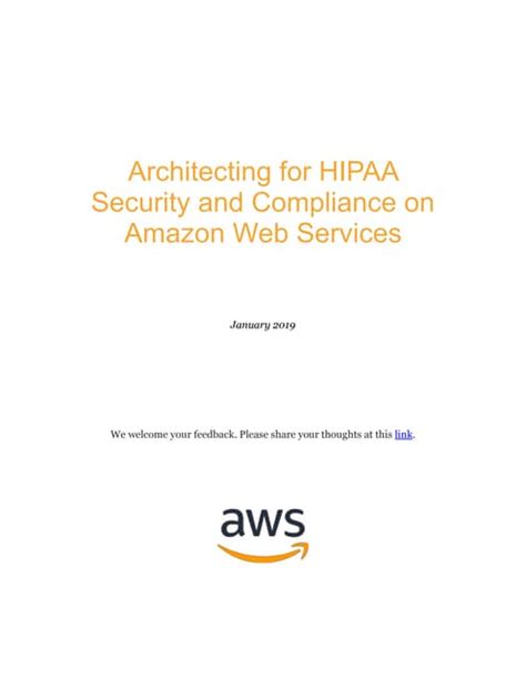 aws hipaa compliance whitepaper pdf