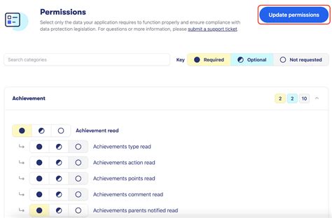 Updating Permissions Wonde
