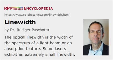 Linewidth Bandwidth Laser Spectral Line Width Measurement Monochromaticity