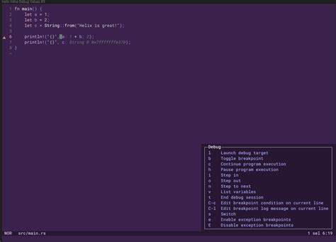 Dap Add Inline Values Of Variables During Debugging · Issue 5927 · Helix Editorhelix · Github