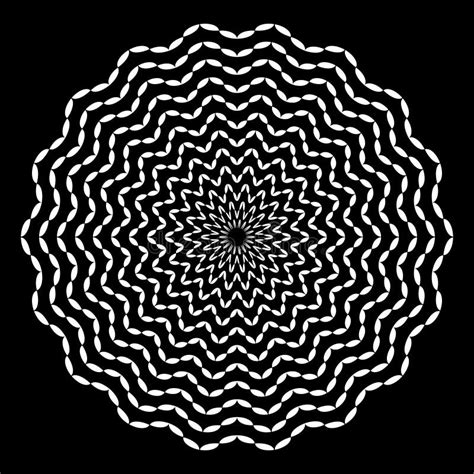 Abstract White Circle Pattern On Black Background Stock Vector Illustration Of Simple Circle