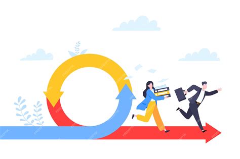 Premium Vector Agile Development Methodology Business Concept Flat