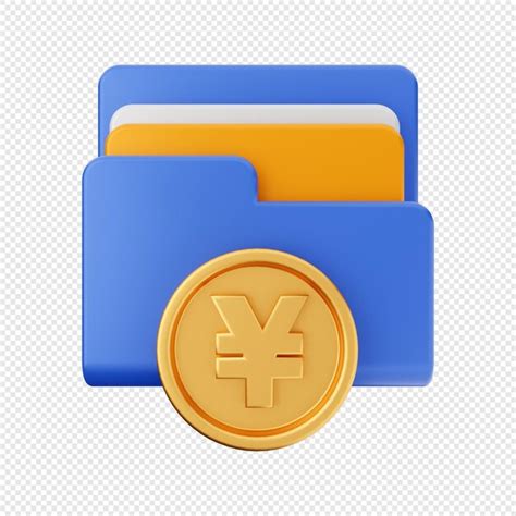 premium psd 3d folder data file storage icon illustration