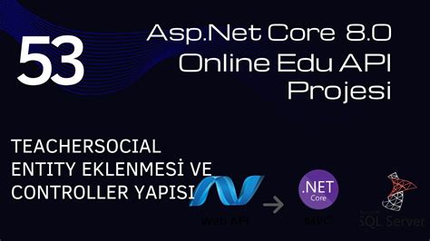53 Aspnet Core 8 Web Api Onlineedu Projesi Teachersocial Entity
