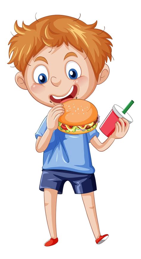 Menino Comendo Desenho Imagens Download Grátis No Freepik