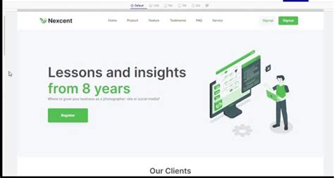 abdul munim on linkedin developed a responsive landing page