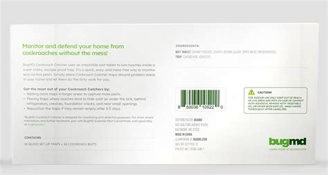 Bugmd Cockroach Catcher 2 Pack 24 Traps Indoor India Ubuy