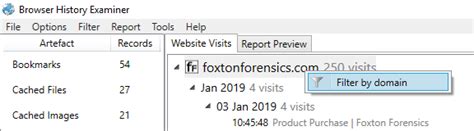 Browser History Examiner V1 9 Released Foxton Forensics